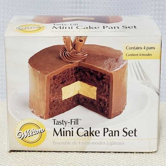 Wilton | Kitchen | Wilton Mini Tasty Fill Cake Pans With Recipe Book ...